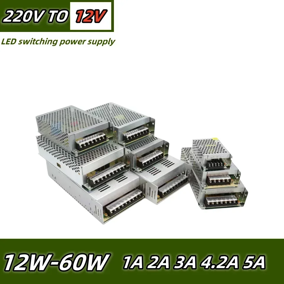 Interruptor-de-alimenta-o-Adaptador-Driver-LED-Strip-Light-AC-110V-220V ...