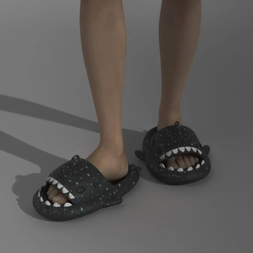 Slippers-Shark-Flip-Flops-Women-Home-Cloud-Clapper-Summer-Soft-Sandal ...