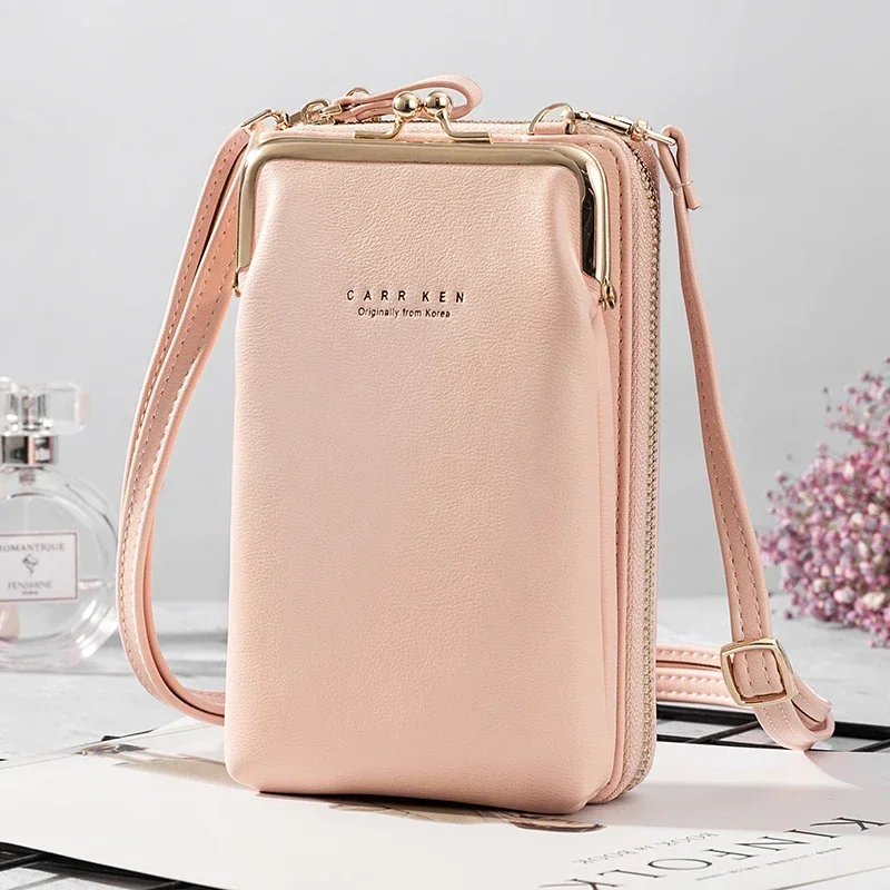 Women-s-Wallets-New-Double-Layer-Mobile-Phone-Bag-Korean-Ladies-Fashion ...
