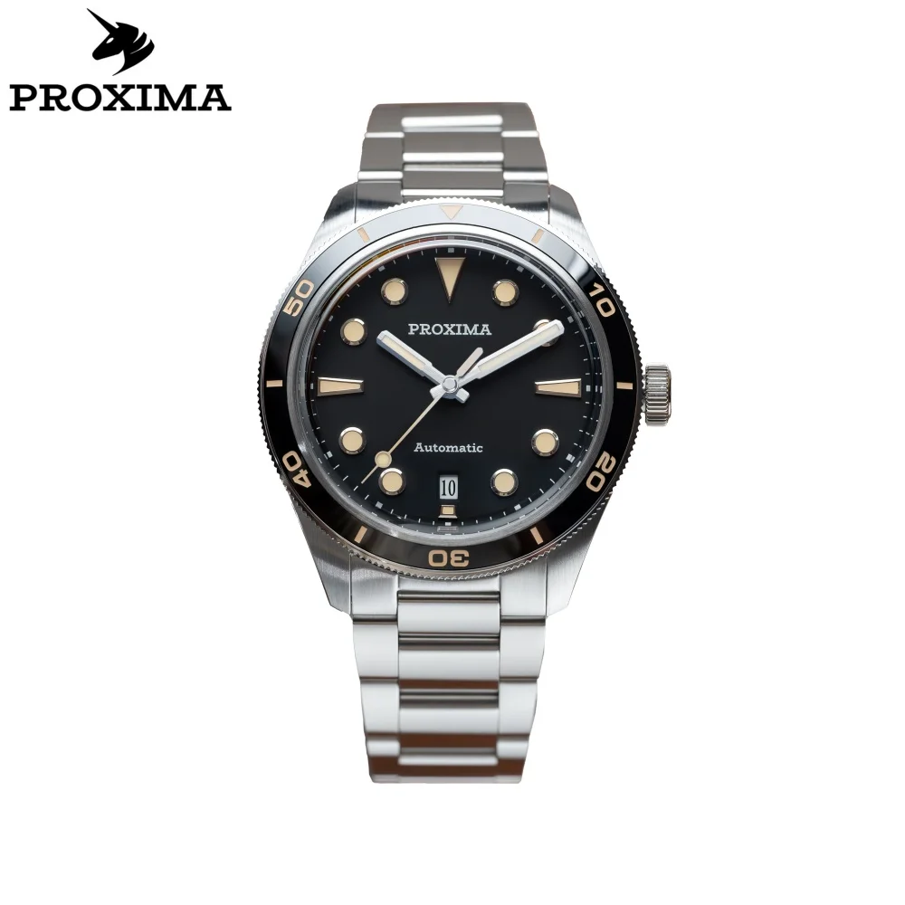 Proxima PX1697-1AB Men's Luxury Watch Business Waterproof Stainless ...
