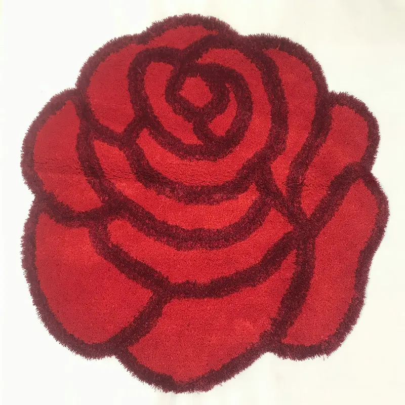 3D-Rose-Flower-Rug-Tufting-Soft-Fluffy-Living-Room-Sofa-Table-Floor-Mat ...