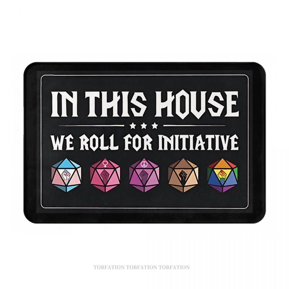 DND-Game-Non-slip-Doormat-Kitchen-Mat-In-This-House-We-Roll-For ...