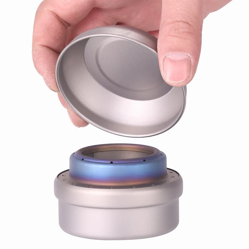 Pure Titanium Alcohol Stove Cover Portable Mini Solid alcohol Stove ...