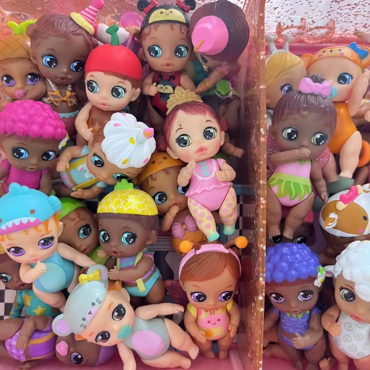 New-Genuine-random-10PCS-swaddling-Baby-Born-Surprise-Mini-Babies-in ...