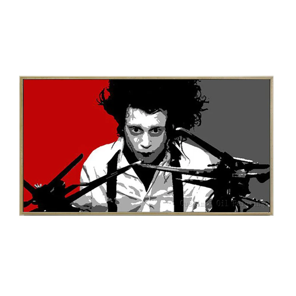 Edward Scissorhands Stencil