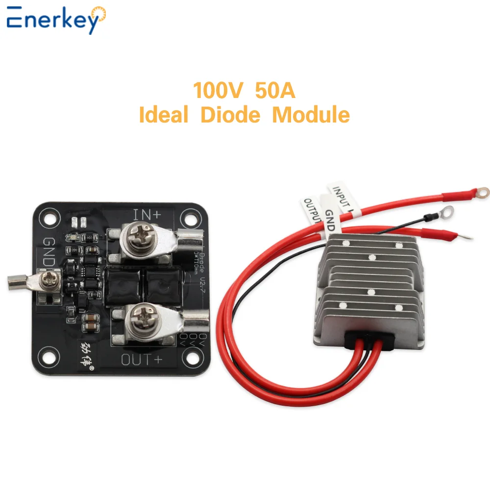 Enerkey Ideal Diode 100V 50A 0.75mΩ Sufficient Current Photovoltaic ...