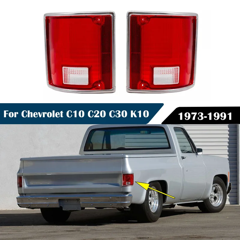 1 Pair Rear Bumper Tail Light Brake Lights taillights GM2800122 ...