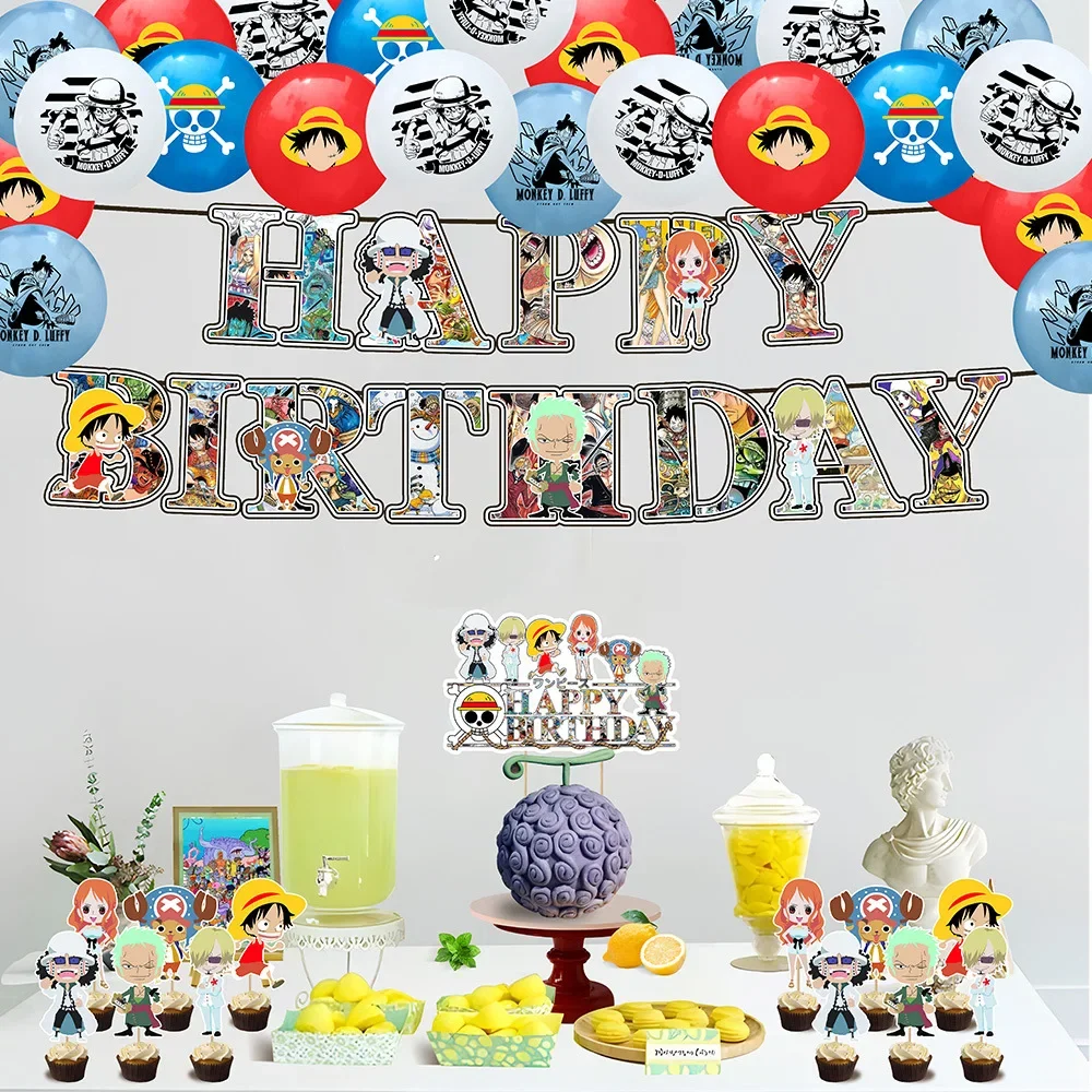 One-Piece-Theme-Party-Birthday-Festival-Wedding-Scene-Layout-Cartoon ...