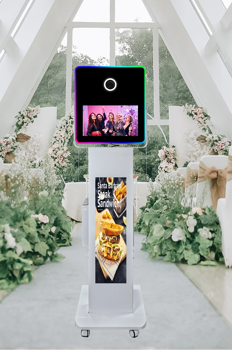 Magic Mirror Photo Booth for DSLR Camera with 15.6inch Touch Screen ...