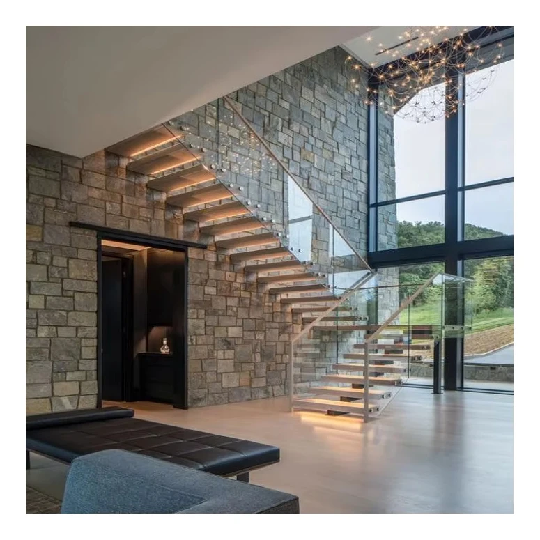 Customization High Quality Modern Duplex Stairs Indoor Metal Stairs ...