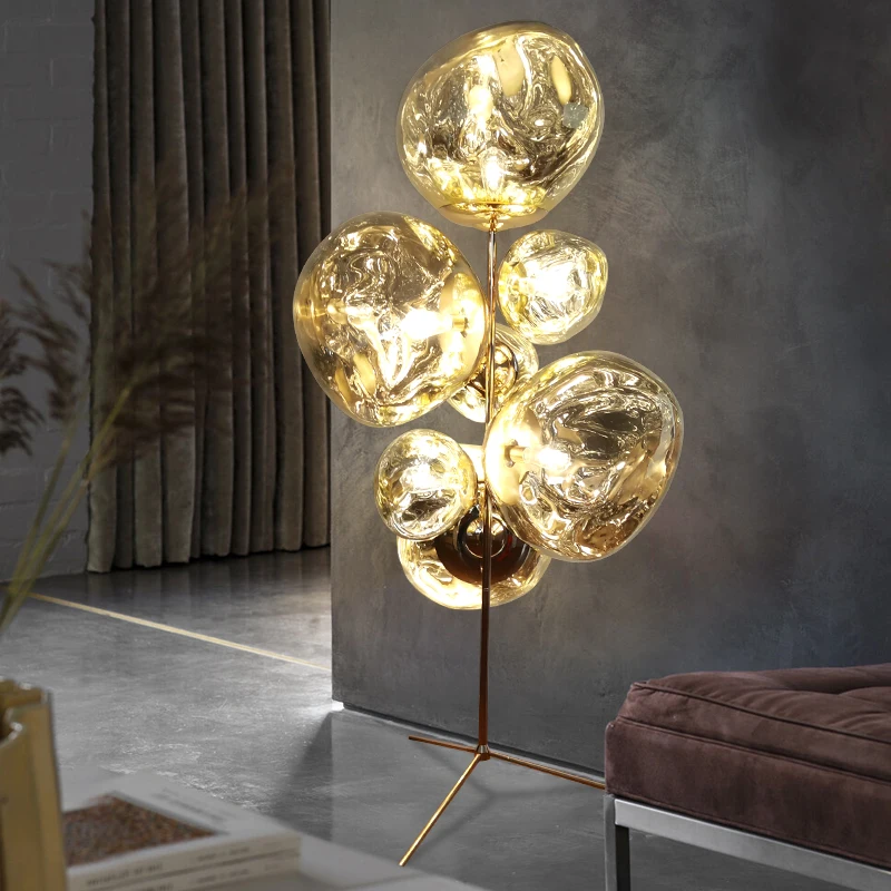 LED-Lava-Floor-Lamp-for-Living-Room-Design-moderno-Acr-lico-Bola-Luz-de ...
