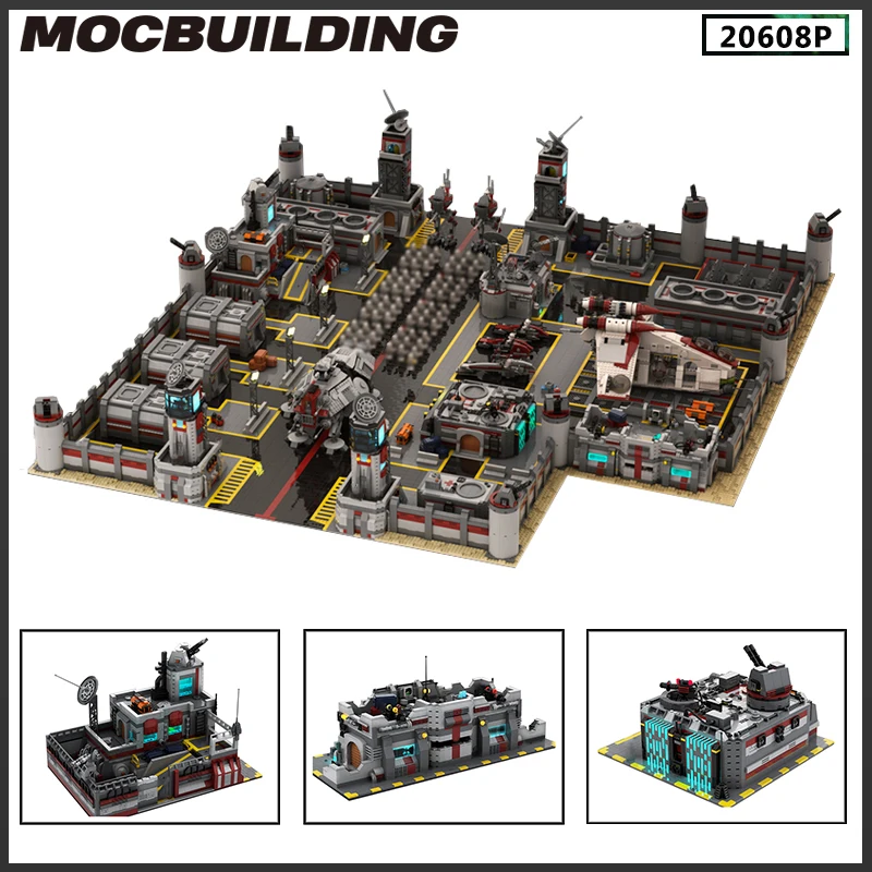 Ideas Buildmoc Blocks Ultimate Clone Base Bundle Star Movie Diy Model ...