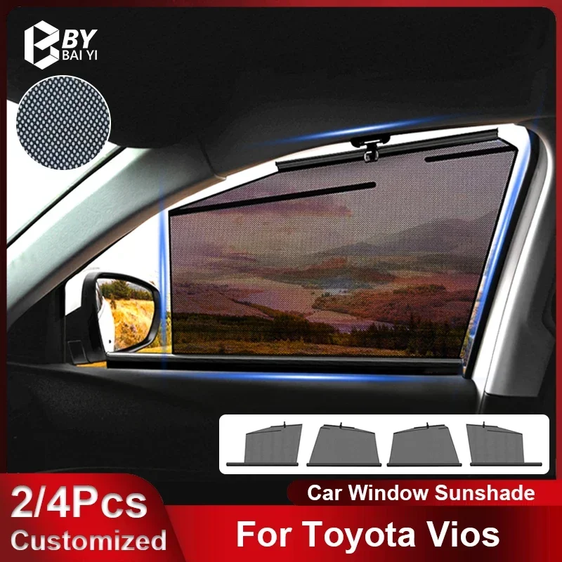 For-Toyota-VIOS-2008-2021-FS-Car-Lifting-Window-Sunshade-Customizable ...