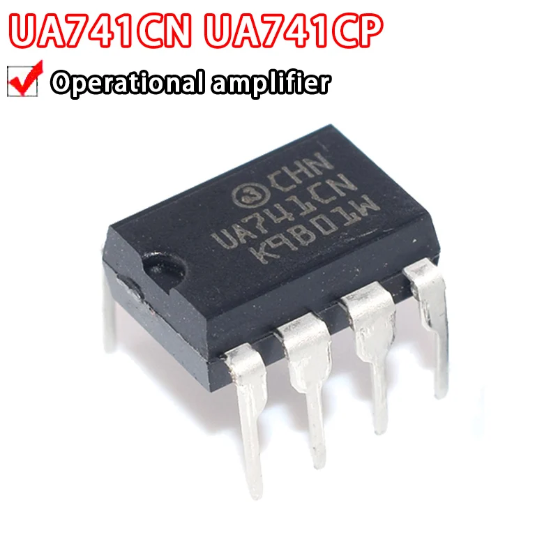 10 PZ UA741 UA741CN UA741CP Chip amplificatore operazionale DIP8 in ...