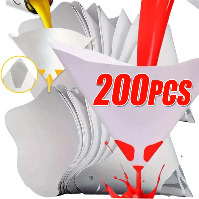 Filtro-de-papel-desechable-para-coche-herramienta-de-embudo-de-papel-de ...