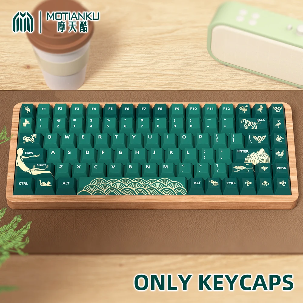 Animal-Forest-Original-Theme-Keycaps-Cherry-Profile-Personalized-Keycap ...