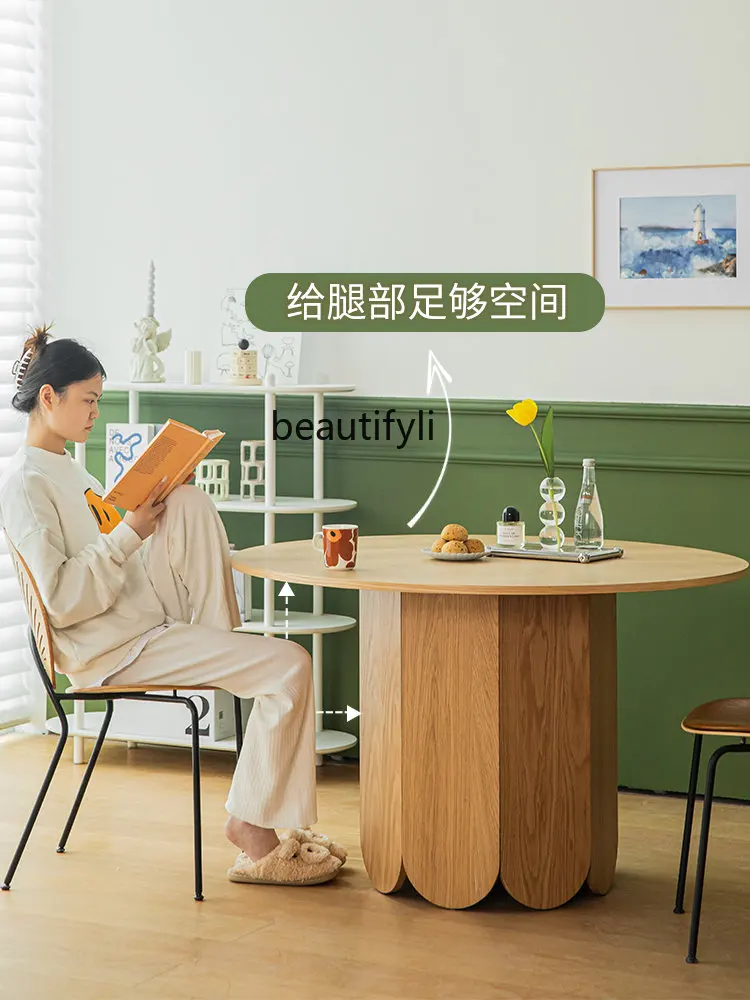 Small Round Japanese Style Dining Table