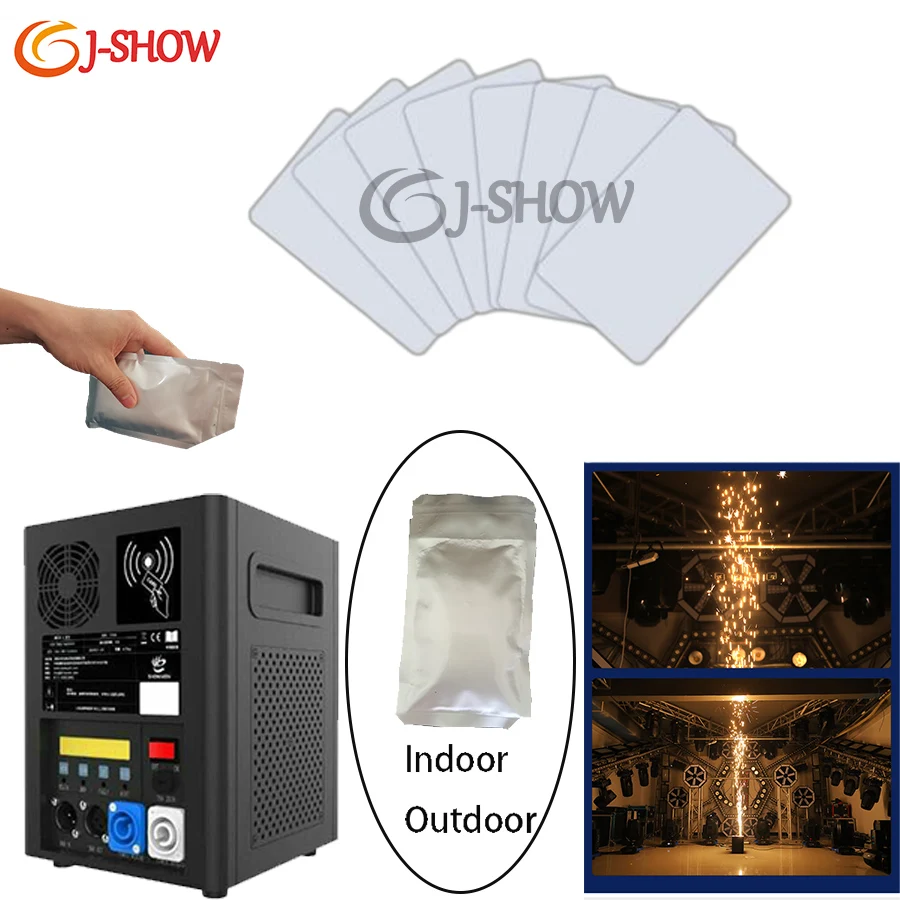Free Shipping Ti Powder And Card For Cold Spark Machine Fountain ...