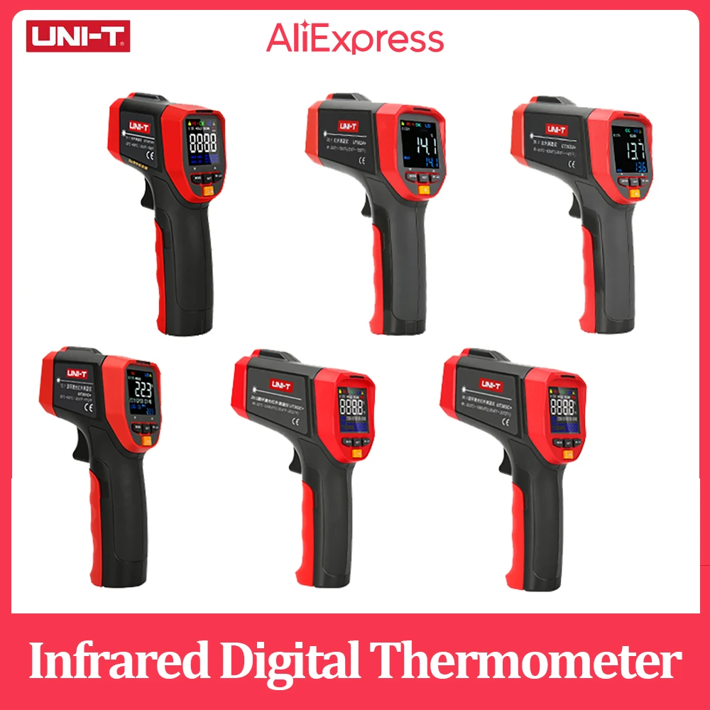 Temperature Laser Gun | Digital Thermometer | Uni-t Infrared | Uni-t ...