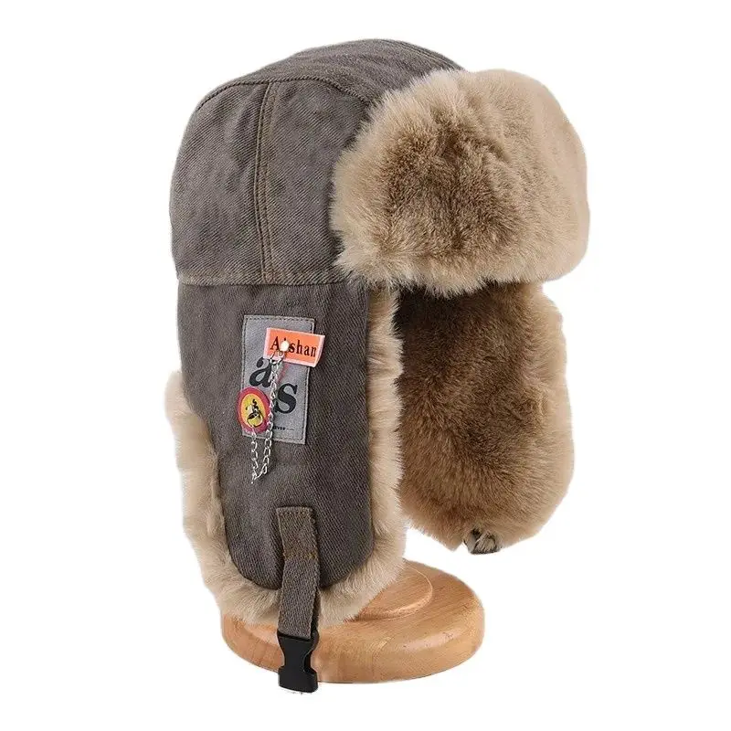 Winter-Trapper-Aviator-Trooper-Earflap-Warm-Russian-Waterproof-Cycling ...