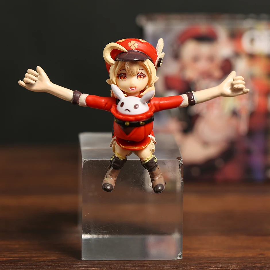 Genshin Mini Klee de impacto de 5,5 cm, figura de PVC, modelo de ...