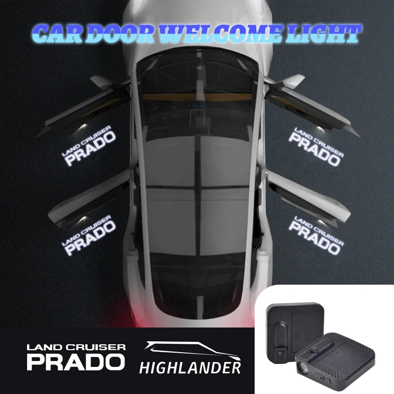 1-2PCS-For-Toyota-Land-Cruiser-Prado-Highlander-GR-Sport-TRD-Car-Logo ...