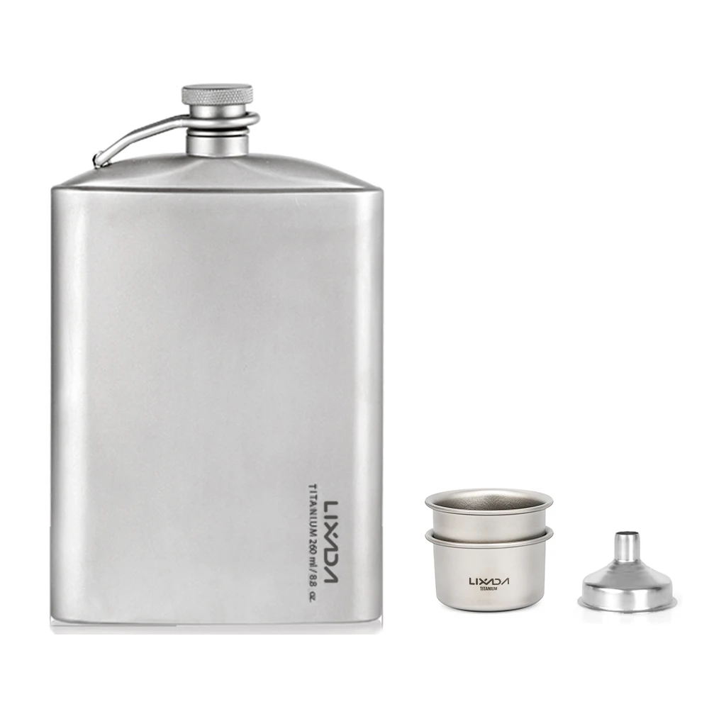 Titanium-Hip-Flask-Leakproof-Titanium-Outdoor-Camping-Flask-Alcohol ...