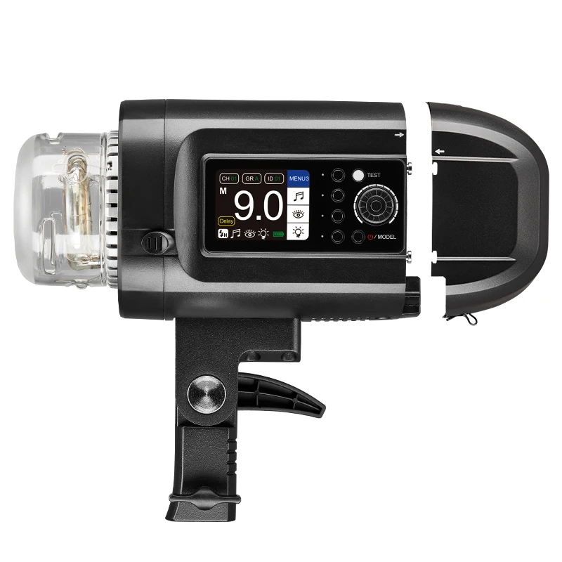 YYHC-HD400-Pro-professional-Speedlight-TTL-camera-flash-light-battery ...
