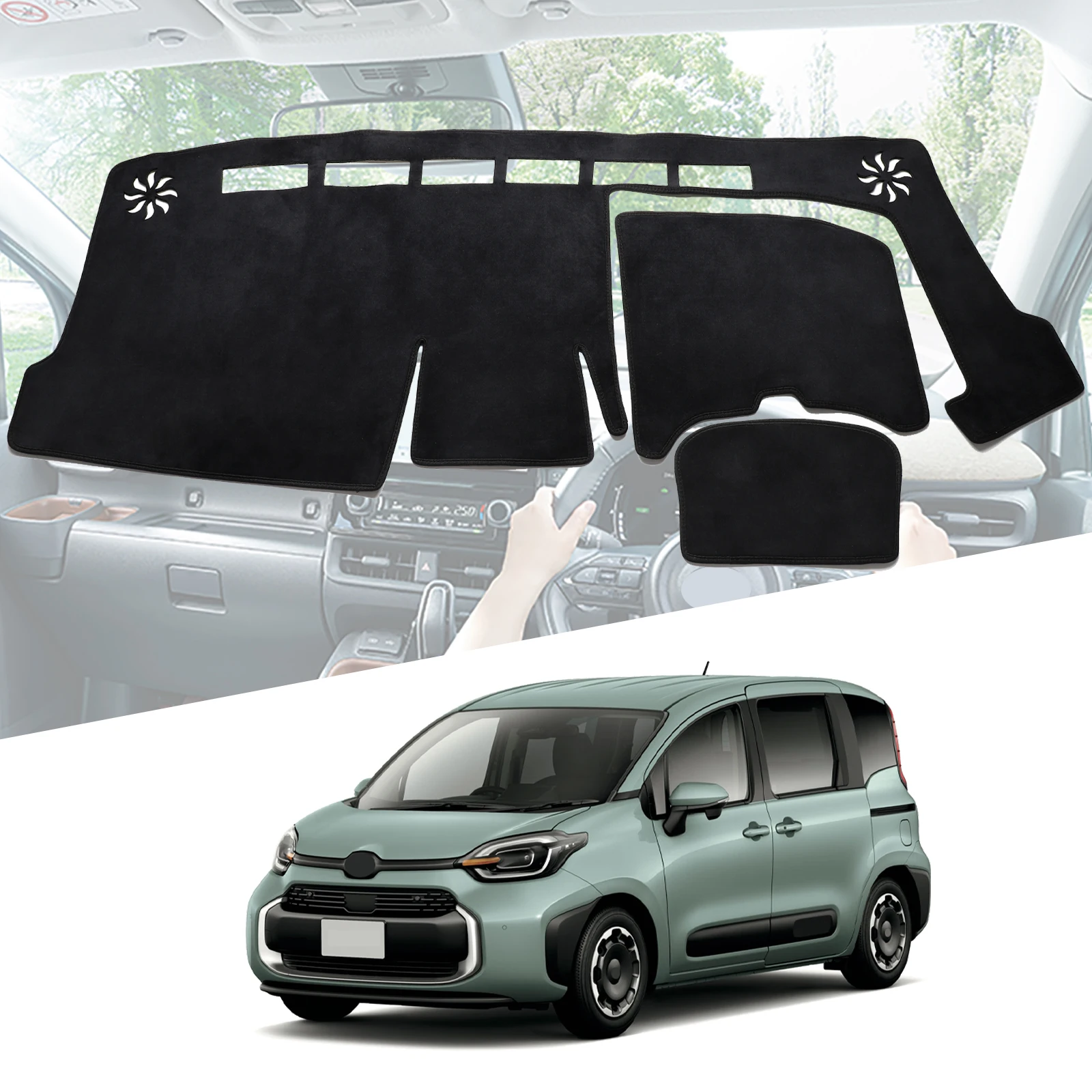 for-Toyota-Sienta-2022-Dashboard-Pad-Cover-Dash-Mat-Dashmat-Protective ...