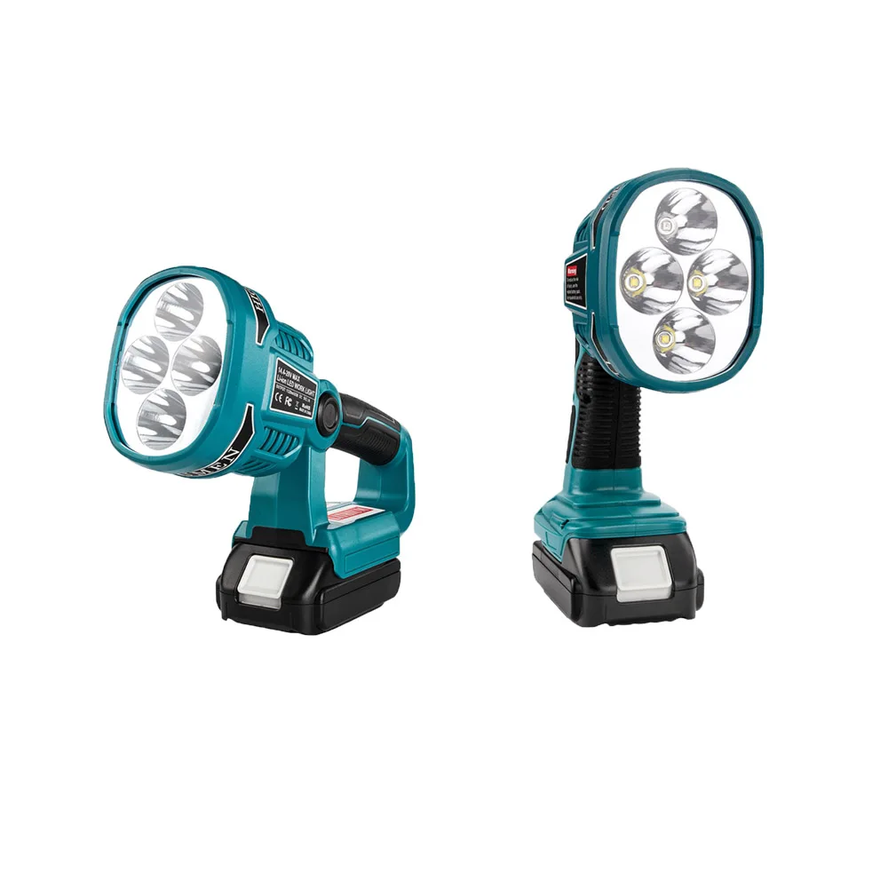 3w/12w Led Flashlight For Makita Li-ion Battery 14.4v 18v Bl1430 Bl1815 ...