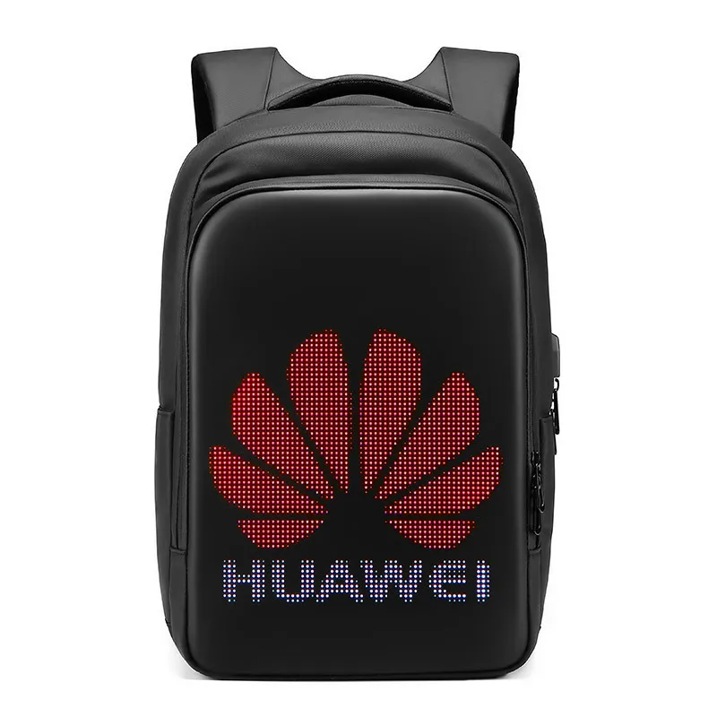 Mochila con pantalla LED para hombre y mujer, morral con pantalla Led ...