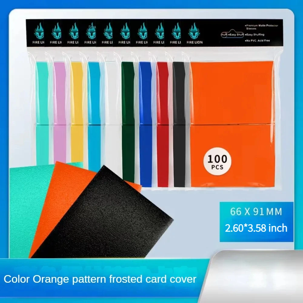 100pcs 66x91mm Card Sleeves Perfect Fit Inner Sleeves Ideal for Double ...