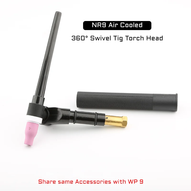 360° Swivel Tig Torch Head NR9 AIR Cooled Argon welding Gun (Share same ...