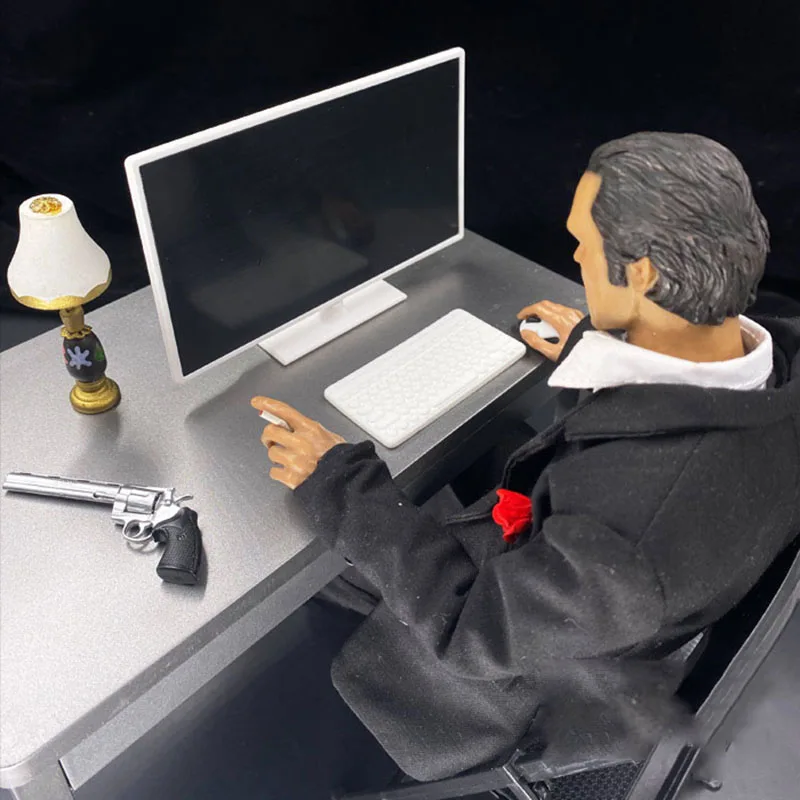 1-6-Scale-Mini-Computer-Mouse-Keyboard-Doll-House-Room-Furniture ...