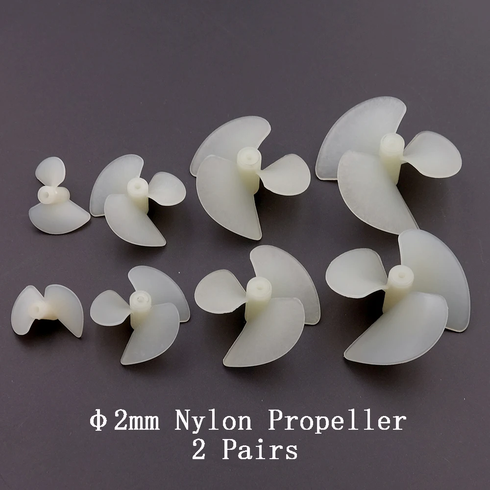 Vis en nylon pour modèles de bateaux RC, accessoire électrique, bricolage, sans hélice, 2mm ...