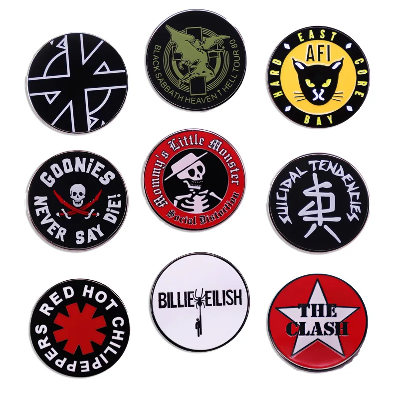 Classic-Rock-Band-Pin-Music-Album-Punk-Badge-Song-Brooch-Fan-Collection ...