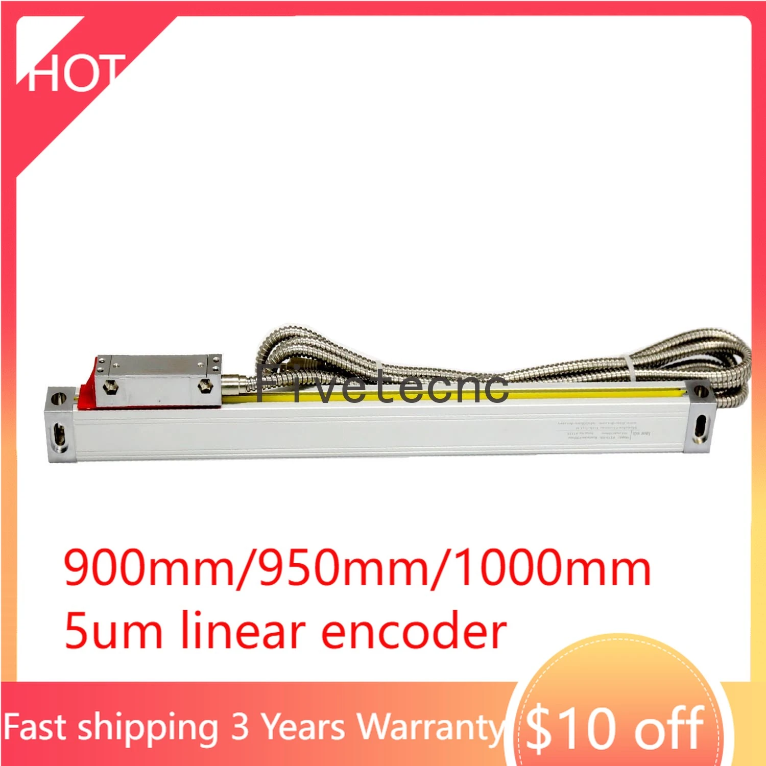 Ftn5 Ye5 Universal Linear Scale 900 950 1000mm Travel Linear Encoder 0 ...