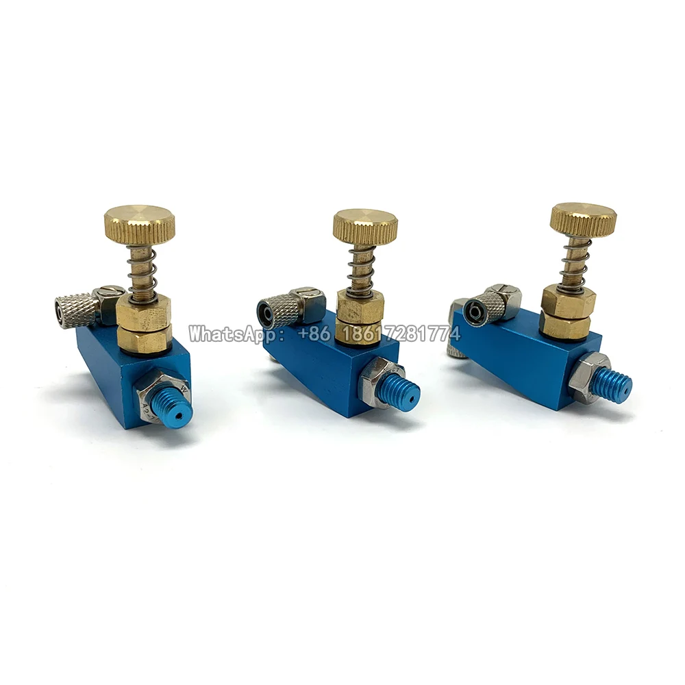 12-15-Micron-Mist-Nozzle-Brass-Blue-Base-Air-Water-Atomizing-Spray ...