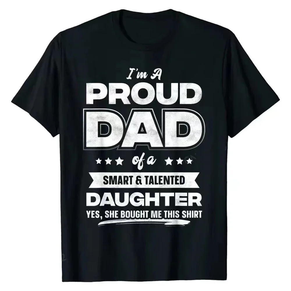 Mens-I-m-A-Proud-Dad-Shirt-Gift-From-Daughter-Funny-Fathers-Day-T-Shirt ...