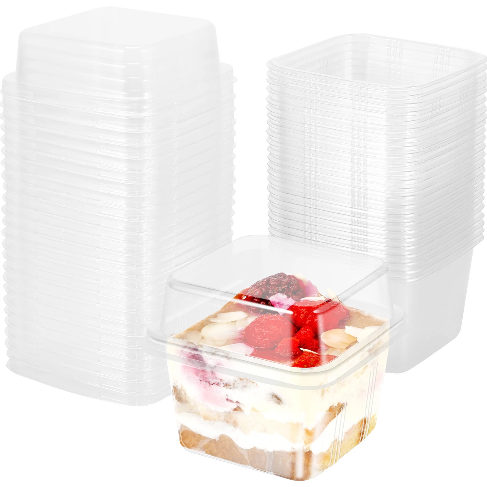 50Pcs-Square-Cake-Boxes-Slice-Dessert-Box-Cupcake-Container-Holders-for ...