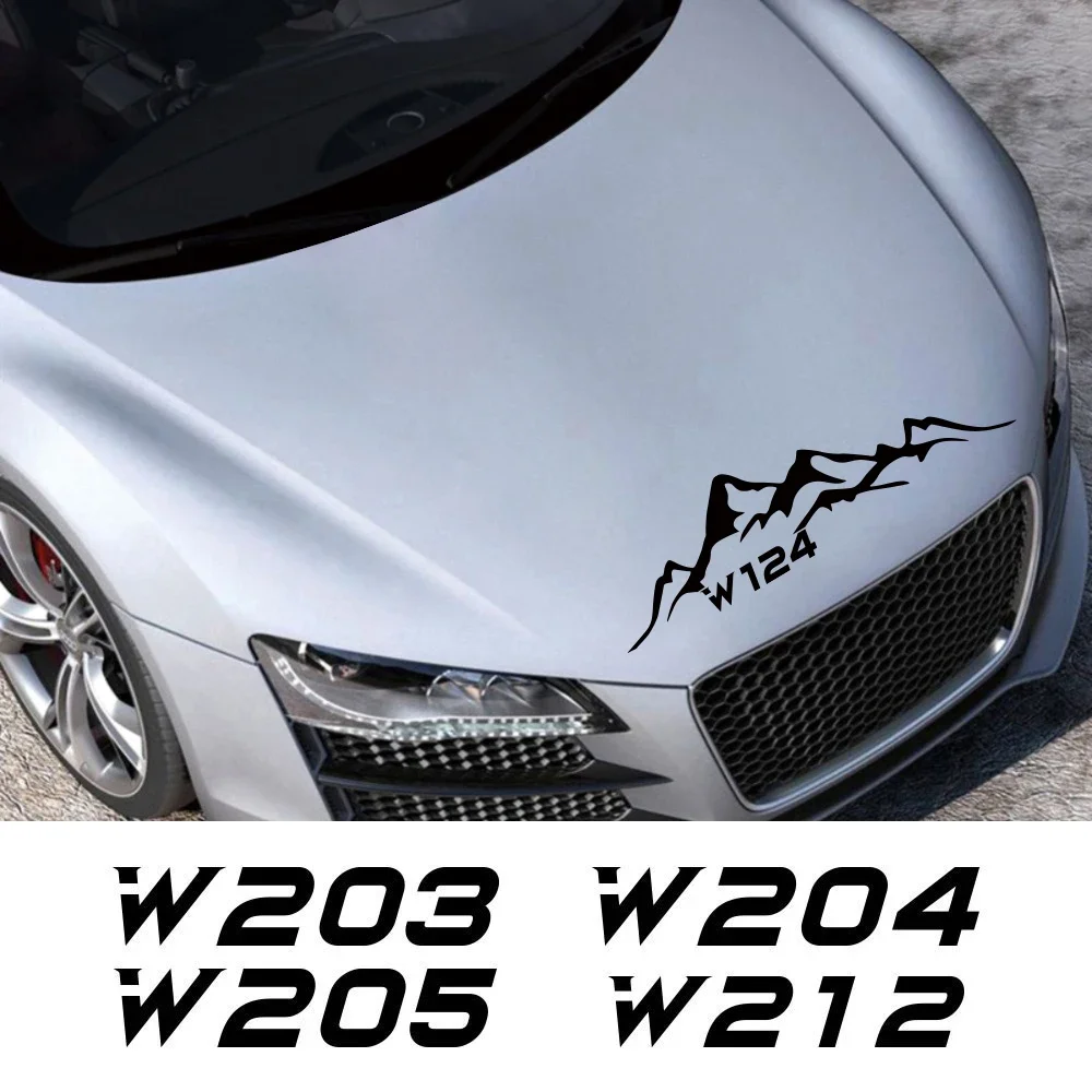 Car-Hood-Bonnet-Decals-Window-Sticker-Accessories-For-Mercedes-W204 ...
