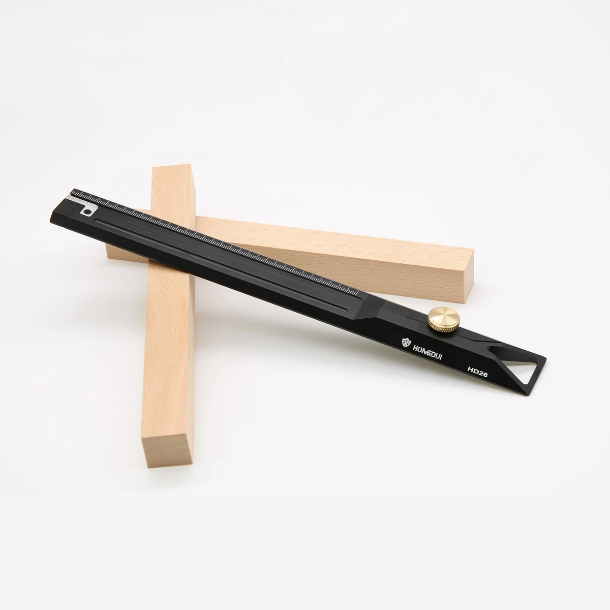 HONGDUI-HD26-Conventional-Aluminum-Dual-Purpose-Ruler-Woodworking-Ruler ...