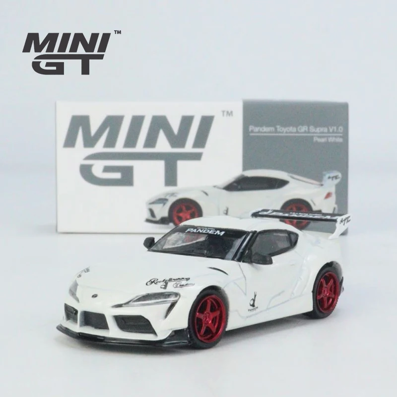 MINIGT1-64-Rocket-Rabbit-Pandem-white-Speedmaster-GR-Supra-alloy-car ...
