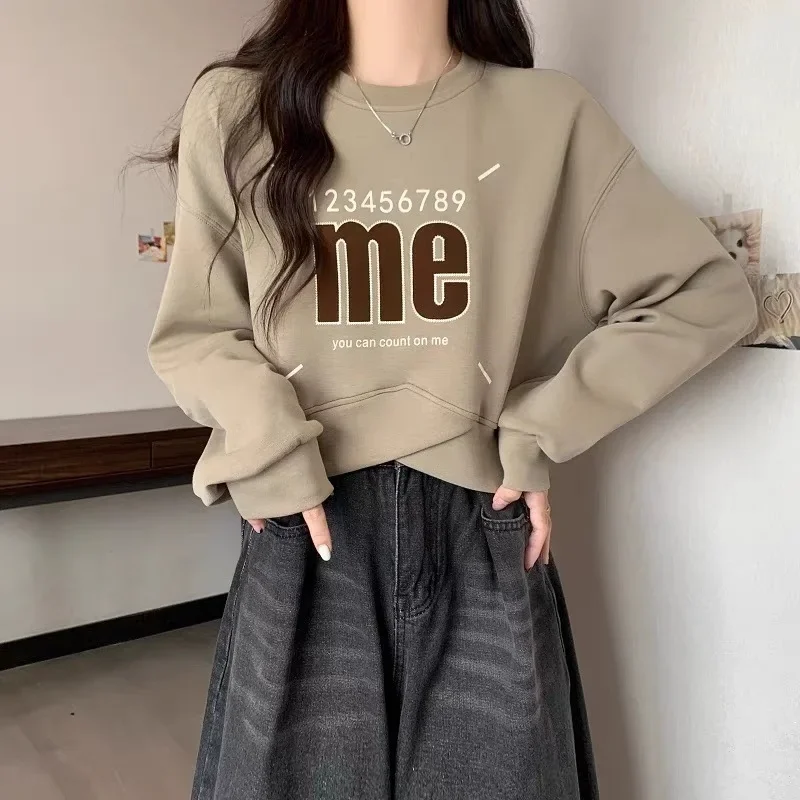 American-Style-Printing-Round-Neck-Pullover-Sweatshirt-Women-s-Autumn ...