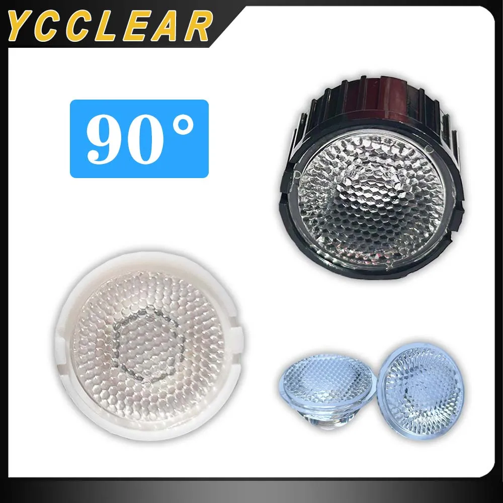 YCCLEAR 20mm 90 Degree Optical PMMA LED Lens Reflector Collimator For ...
