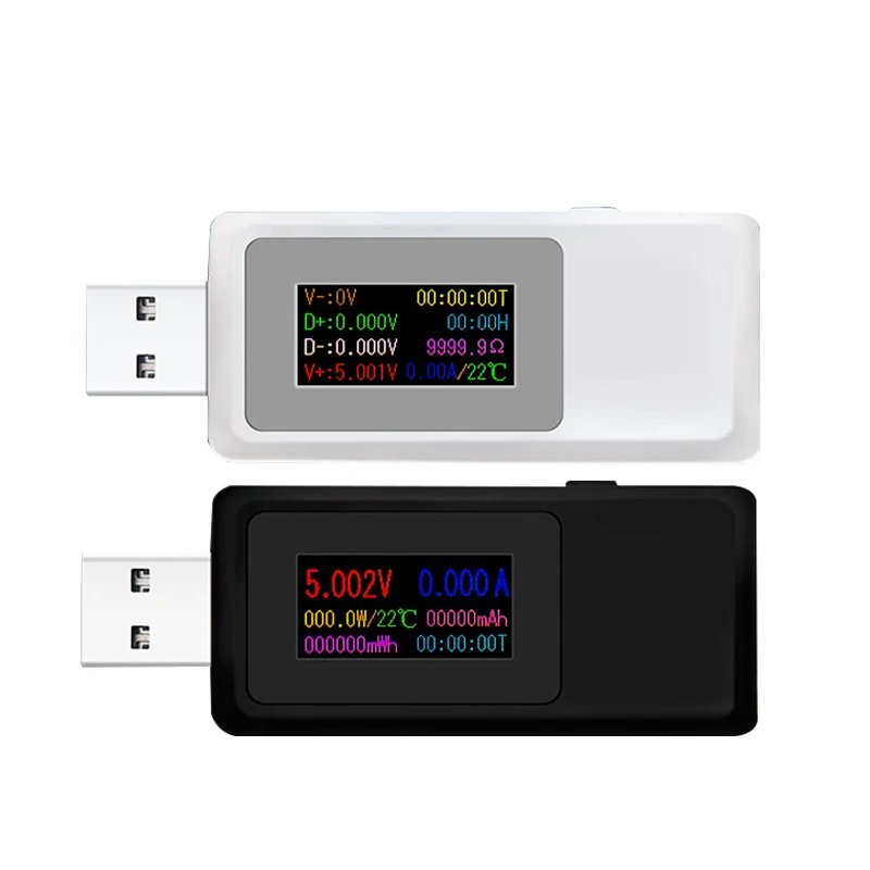 USB-Voltmeter-Ammeter-Power-Energy-Meter-DC-4V-30V-Timing-Current ...
