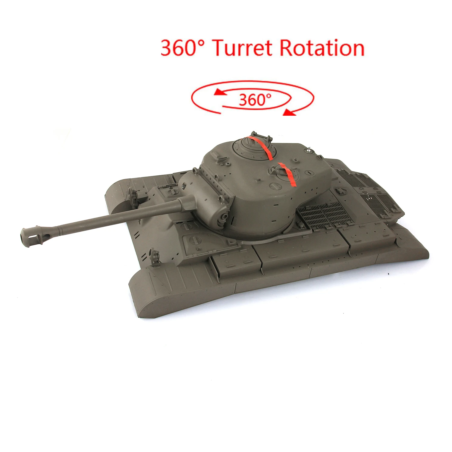 Henglong USA M26 Pershing 1/16 RC Tank 3838 Upper Hull W/ 360° Turret ...