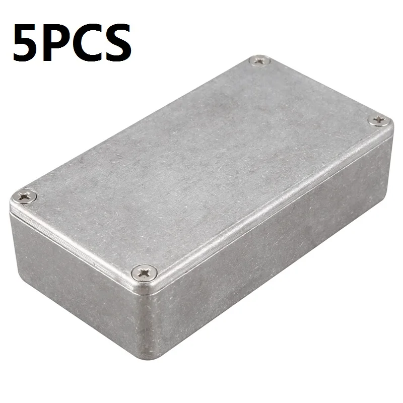 5PCS-Guitar-Effects-Pedal-Aluminum-Stomp-Box-Enclosure-1590B-Die-Cast ...
