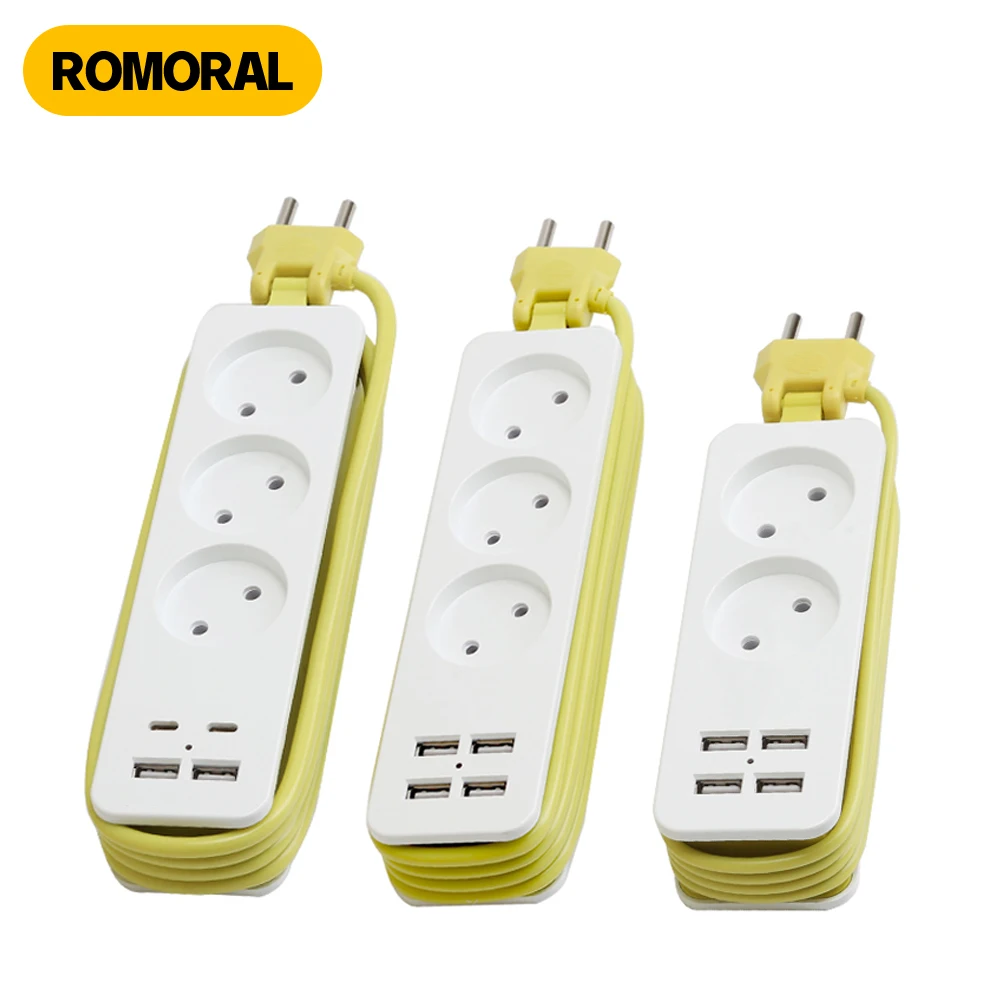 4-8mm-EU-KR-Plug-Power-Strip-With-4USB-Portable-Extension-Socket-Plug-1 ...