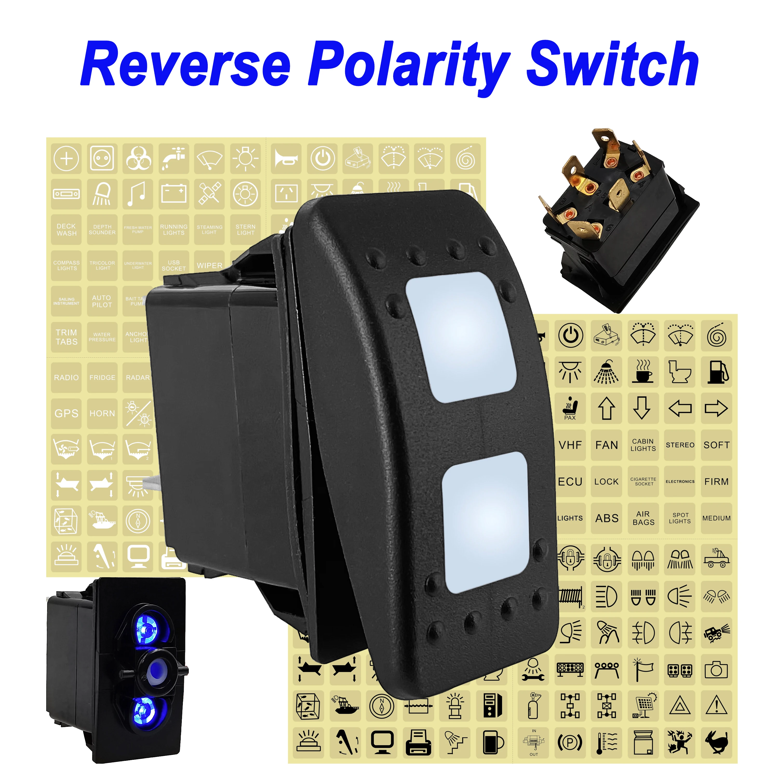 Forward-Reverse-Polarity-Rocker-Switch-DPDT-12V-DC-Motor-Control-RV ...